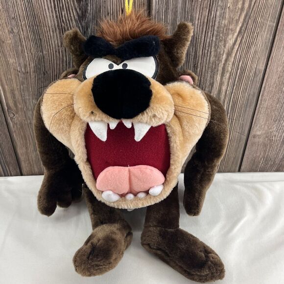 Ace Novelty | Toys | Vintage Looney Tunes Taz 6 Brown Stuffed Animal ...